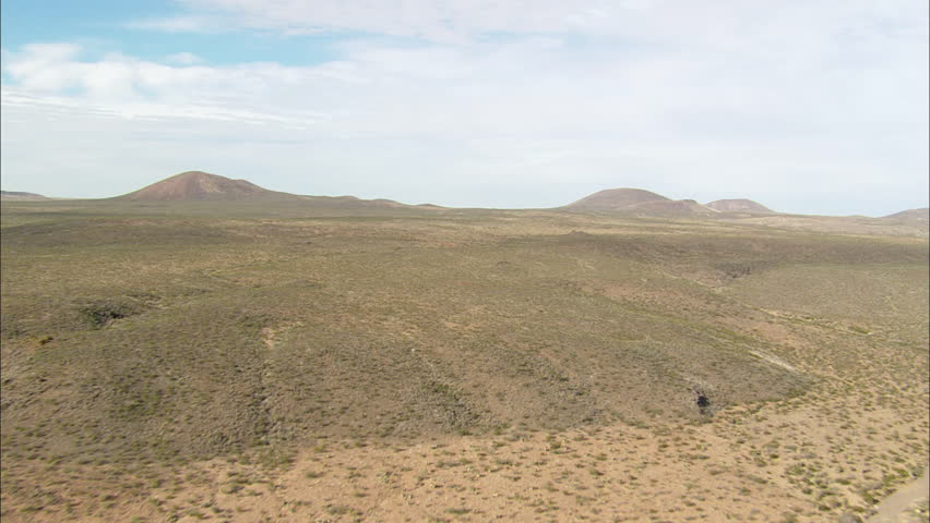 Aerial Drone Of Dramatic Desert Landscape. Distant Footage Of Beautiful ...