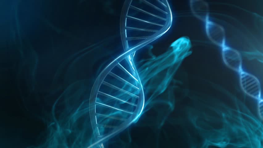 Looping Medical Background With DNA Molecule Stock Footage Video ...