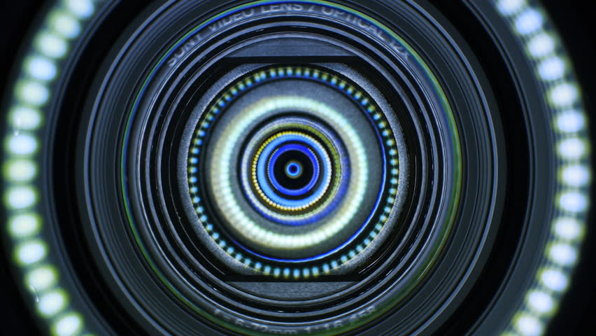 Camera Lens Circle Reflection with arkistovideomateriaali (täysin ...