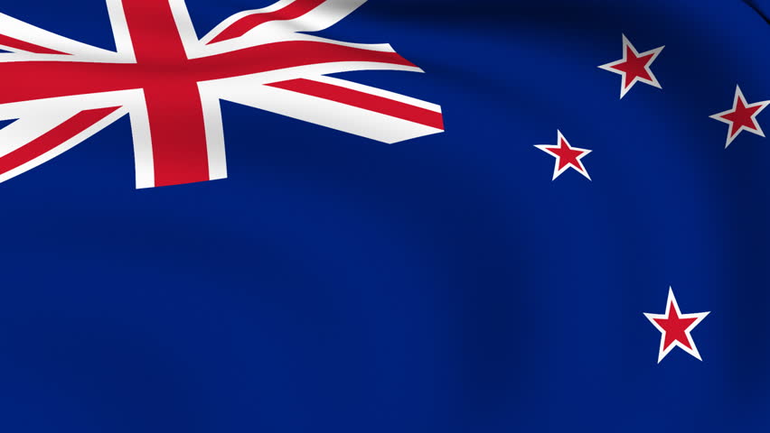 Stock video of flying flag of new zealand | | 700381 | Shutterstock