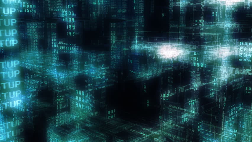 Matrix Cyberspace Stock Footage Video (100% Royalty-free) 71851 ...