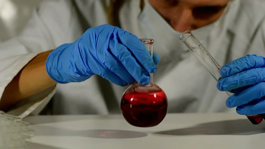 Scientist Finding a Cure- Presentation Stock Footage Video (100% ...