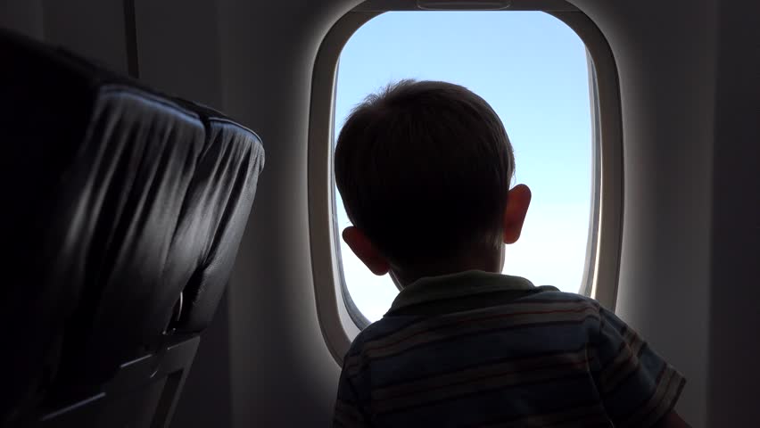 Little Child Looking Out the Stock Footage Video (100% Royalty-free ...