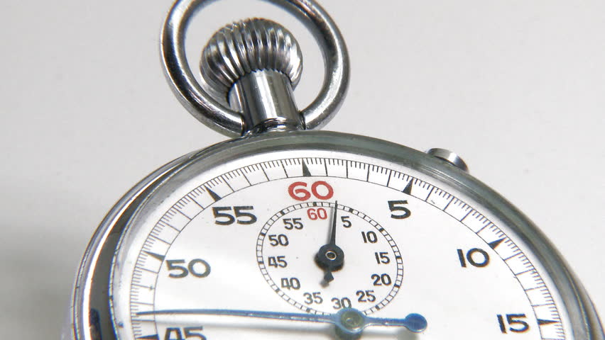 Stopwatch Counting the Time Stock Footage Video (100% Royalty-free ...
