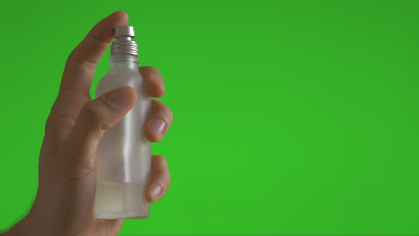 Perfume Bottle On Green Screen Stock Footage Video (100% Royalty-free ...