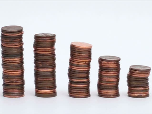 Penny Stack Stop Motion V2 Stock Footage Video (100% Royalty-free ...