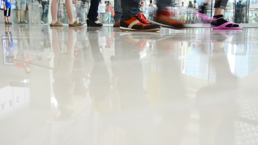 People Feet Moving On the Stock Footage Video (100% Royalty-free ...