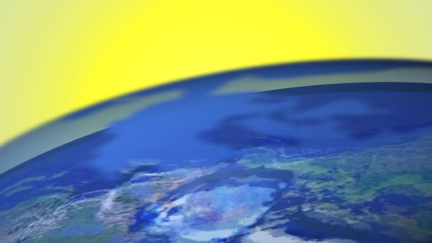 Dawn Over the Planet Earth. Stock Footage Video (100% Royalty-free ...