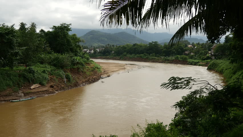 Nam Khan River In Luang Stock Footage Video 100 Royalty Free 8351101