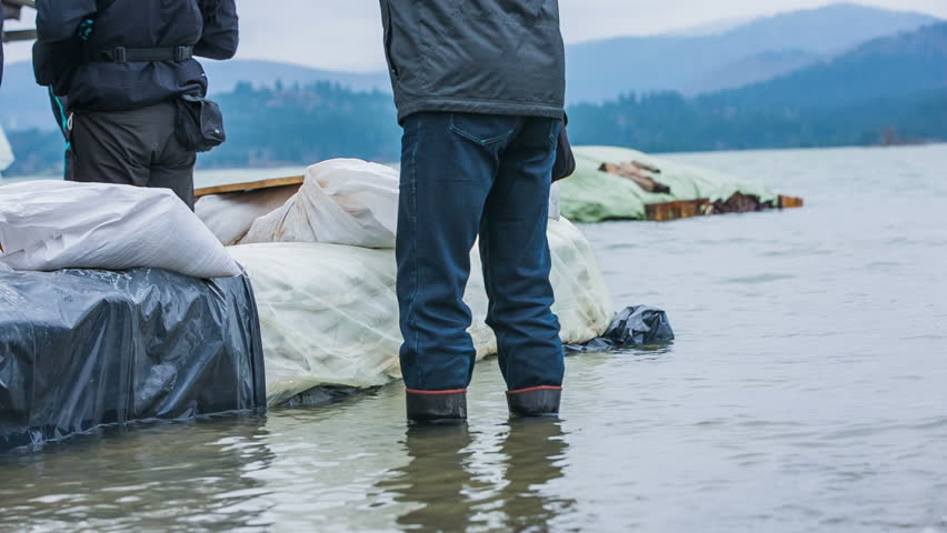 Person Walking Out of Water Stock Footage Video (100% Royalty-free ...