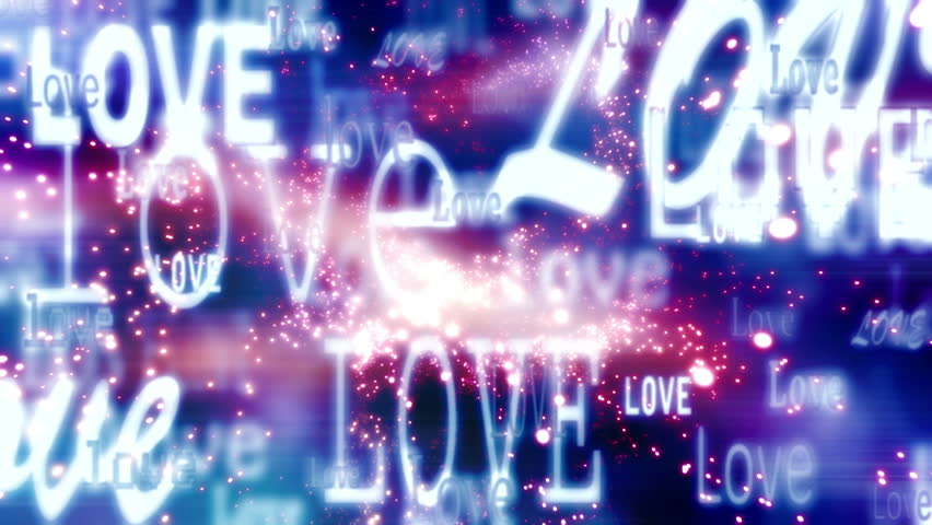 Love and Particles Looping Animated Stock Footage Video (100% Royalty ...