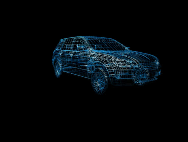 Rotation Of The Reticulated Model Of Car 库存影片视频 94147 | Shutterstock