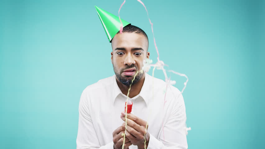 Stock video of crazy face mixed race man pulling | 8762281 | Shutterstock