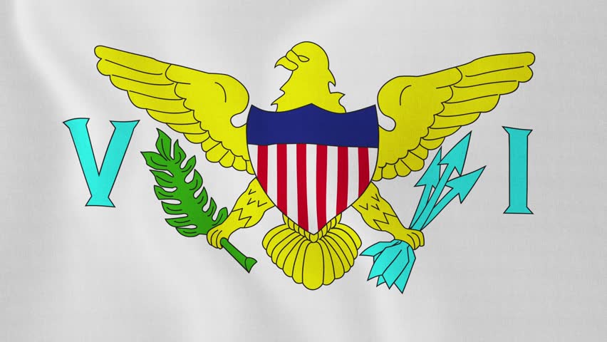 Virgin Island Flag Waving Stock Footage Video 2767580 | Shutterstock