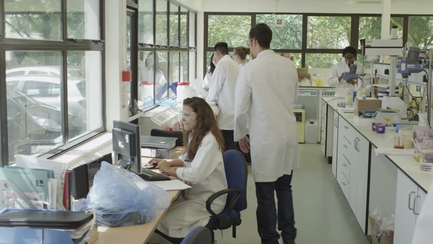 4k Science Lab and Scientists Stock Footage Video (100% Royalty-free ...