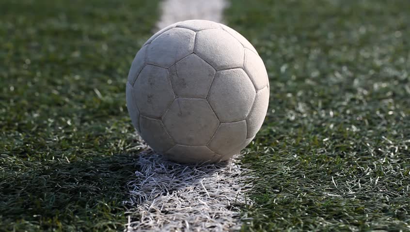Football Soccer Ball Goal Into Net Slow Motion Stock Footage Video ...