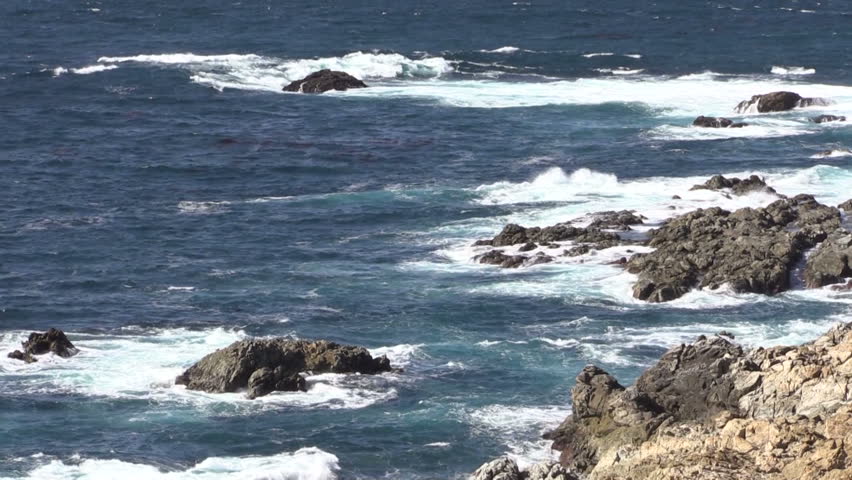Rough Seas Pacific Ocean Rocky Point. Pacific Ocean Beautiful Waves And ...