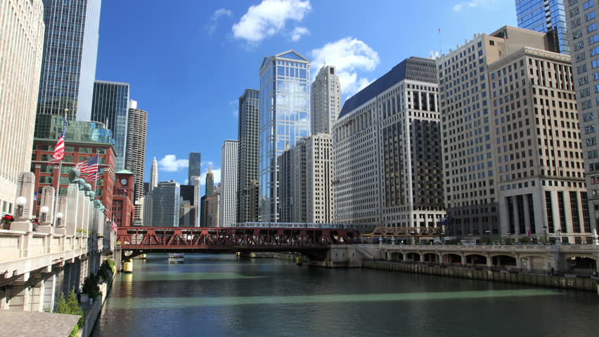 Stock video of a time lapse of busy chicago, | 938011 | Shutterstock