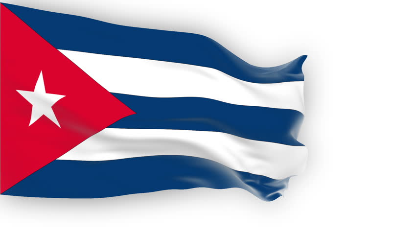 Stock video of cuba flag slowly waving in the | 961261 | Shutterstock