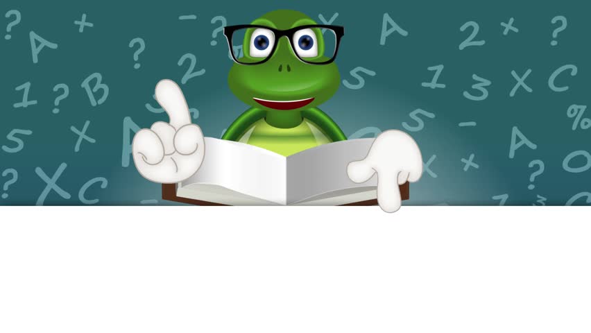 Video stock a tema Turtle Teacher Pupil Learning School (100% royalty ...
