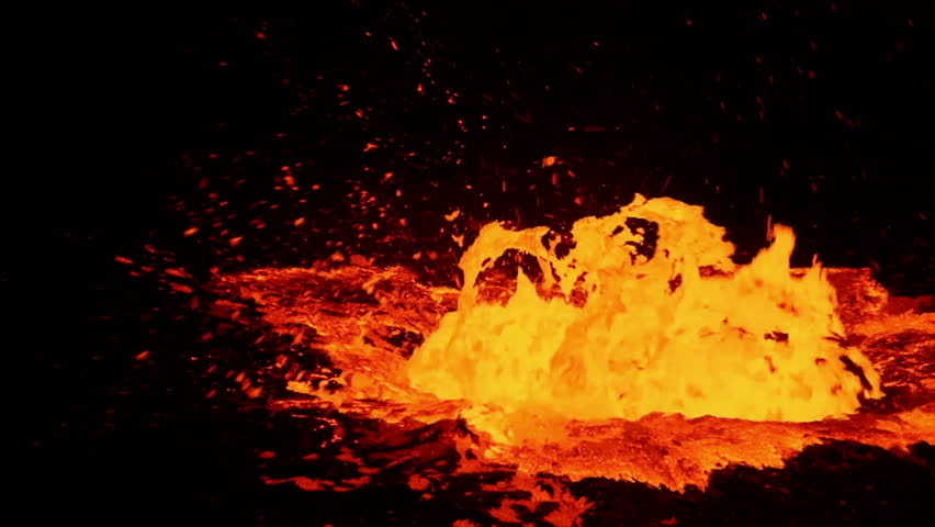Fire Sparks from a volcano image - Free stock photo - Public Domain ...