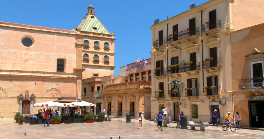Life in the City, Marsala, Stock Footage Video (100% Royalty-free ...